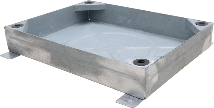 Steel Block Paviour Access Cover, 600mm x 450mm clear opening, 100mm t