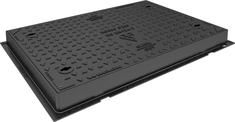 Safeseal C250 manhole cover 900mm x 600mm clear opening with 75mm fram