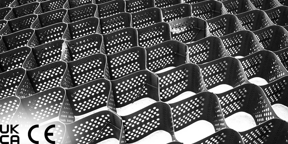 ProtectaWeb 75mm deep HDPE geocellular confinement system (Tree Root P