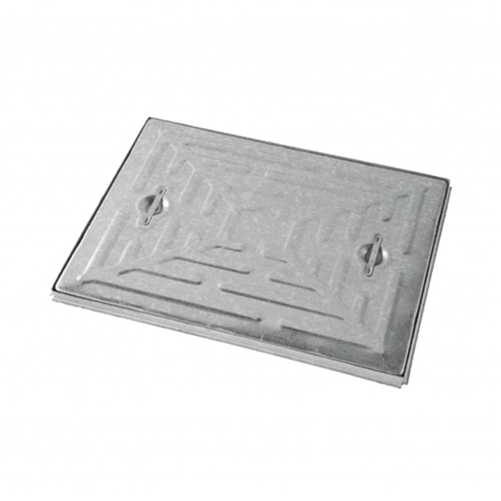 Pressed Steel Access Cover, 600mm x 450mm clear opening, 25mm depth, L