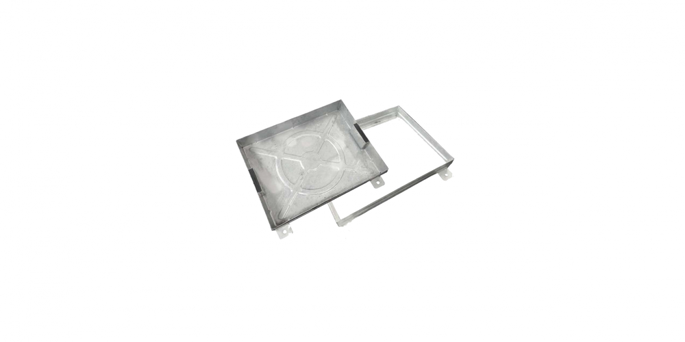 Steel Recessed Access Cover, 900mm x 600mm clear opening, 80mm tray de