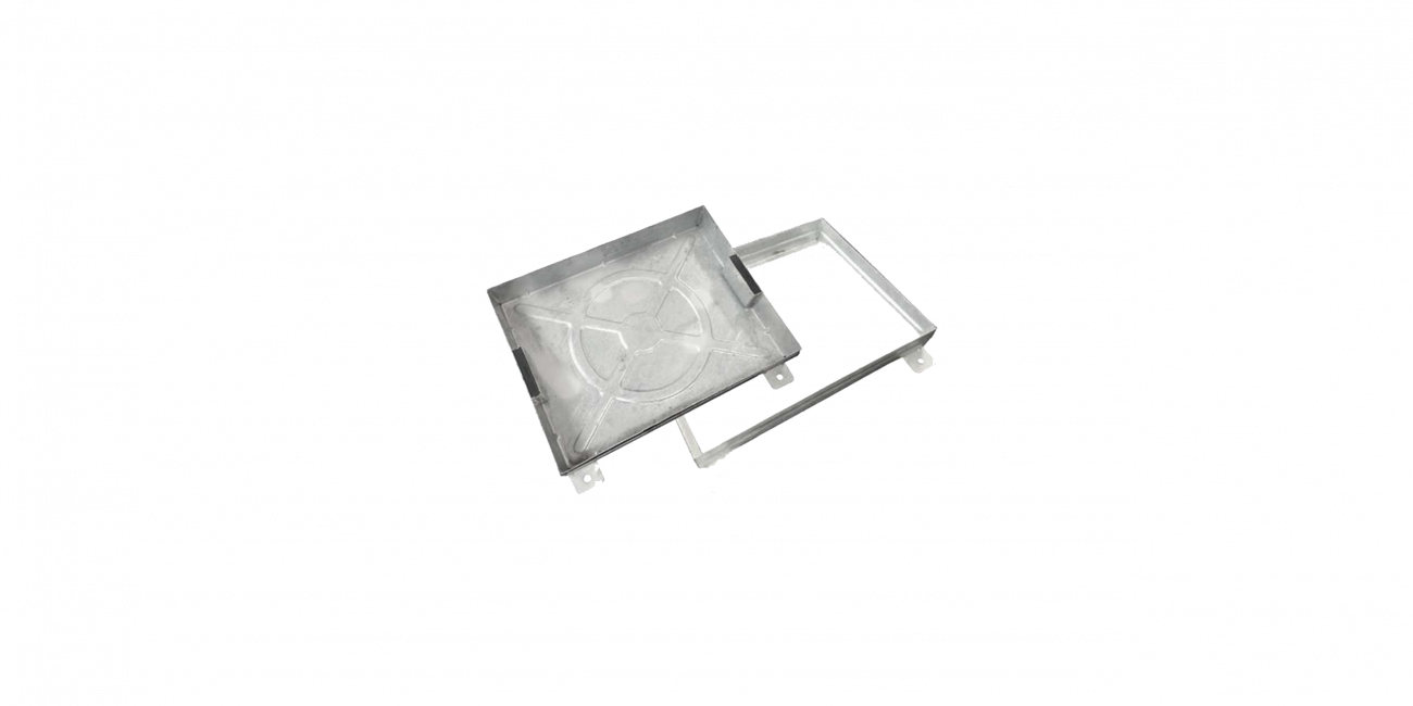 Steel Recessed Access Cover, 900mm x 600mm clear opening, 80mm tray de